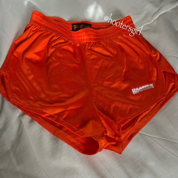 Hooters | Shorts | Authentic Vintage Hters Orange Shorts | Poshmark